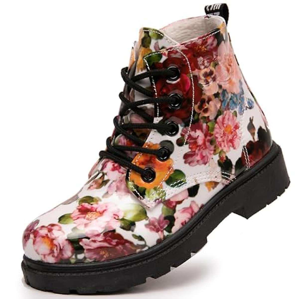 GUOCHENXY Kids Boots - Big Kid, Unisex, White, Size 2.5