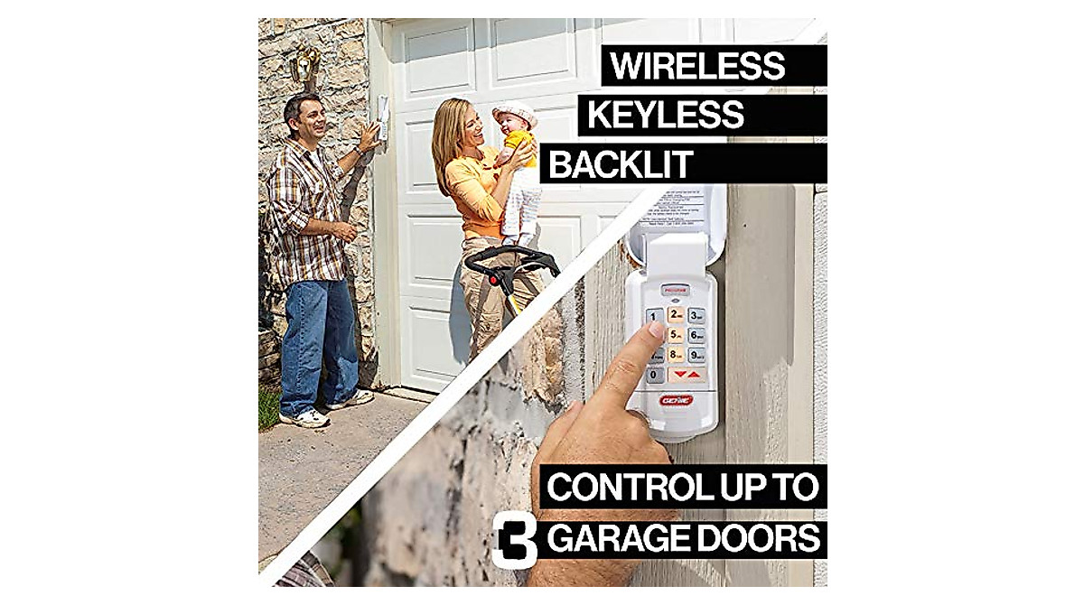Genie Wireless Keyless Garage Keypad for Easy Access