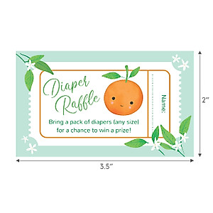 Wish Clover Little Cutie Baby Shower Diaper Raffle Cards (24-Count)