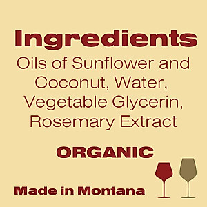 Wine Glass Cleaner Spray | Organic Cleaning & Polishing Liquid Soap | Streak Free and Spot Free Shine | Natural Formula (8 oz, Pack of 2)