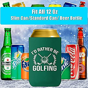 Pop Nordic Golf Can Cooler, Golf Bachelor Party Can Sleeves for Women Men, Neoprene Insulator Beer Cozy Bulk for Wedding Bridal Shower Bachelorette Party Favor