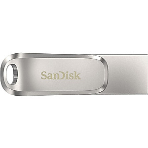 SanDisk 512GB Ultra Dual Drive Luxe USB Type-C - SDDDC4-512G-G46, Black