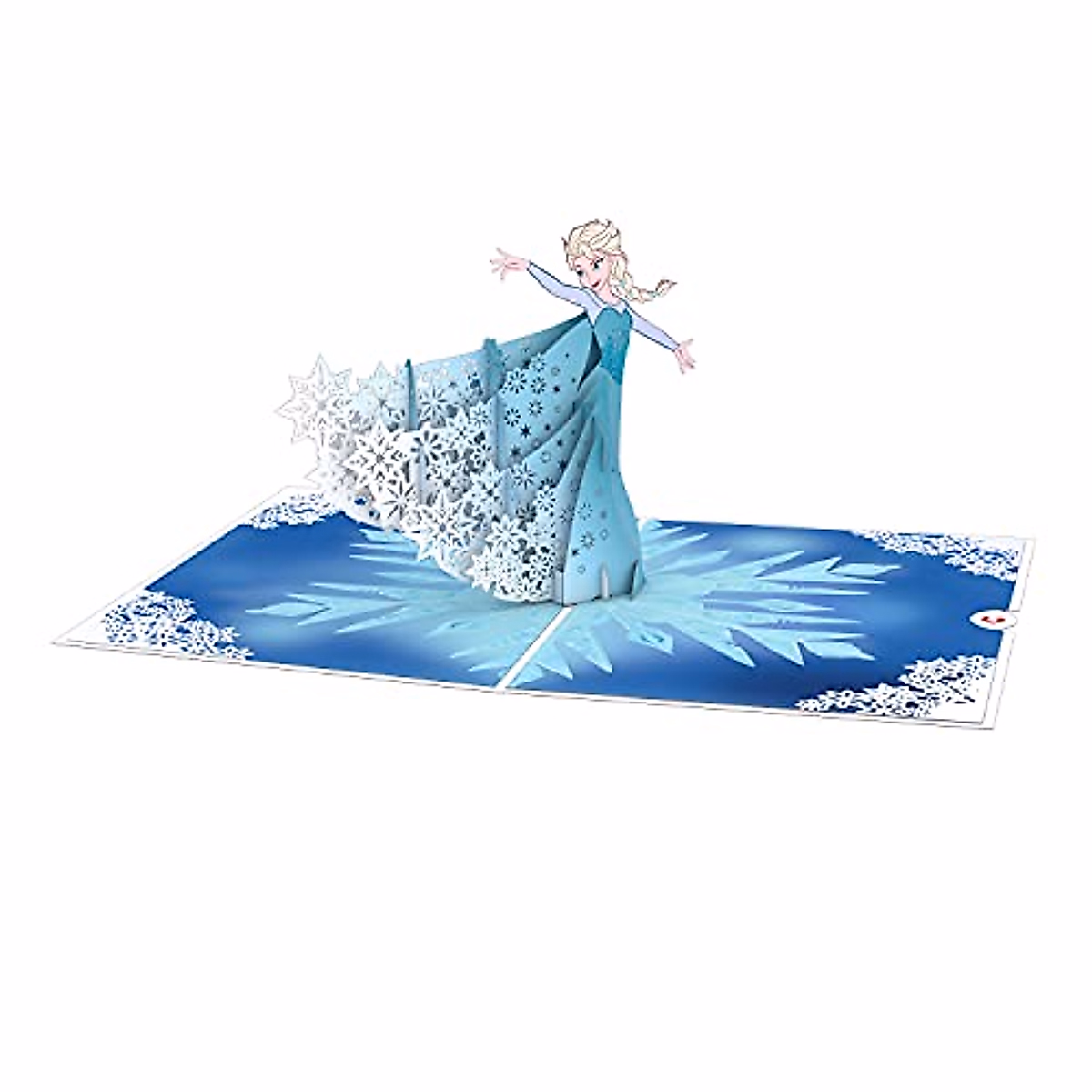 Lovepop Disney's Frozen Elsa Pop Up Card, 5x7-3D Greeting Card, Pop Up Birthday Card for kids, Card for Daughter or Sister, Celebration Cards, Frozen Birthday Card
