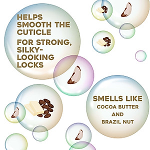 Ever Straightening + Brazilian Keratin Therapy Hair-Smoothing Conditioner with Coconut Oil, Cocoa Butter & Avocado Oil, Paraben-Free, Sulfate-Free Surfactants