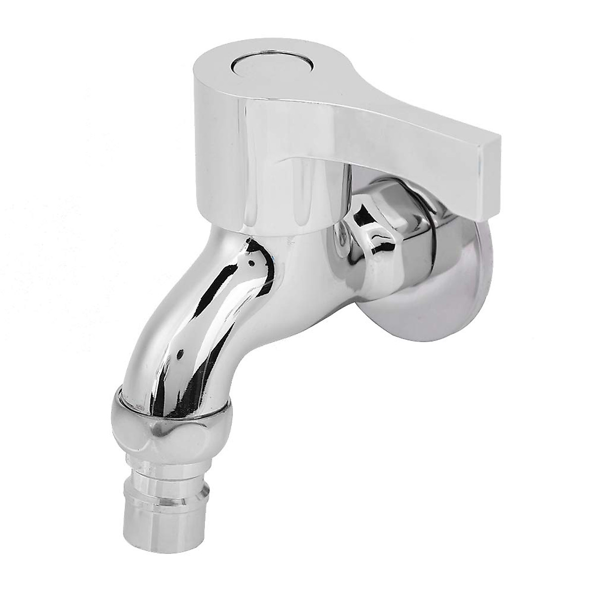 Water Faucet Copper Bathroom Water Faucet Silver Kitchen Sink Faucet Bath Faucet Metal Handle Single Cold Tap G1/2,Shower