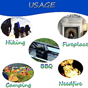 WISAUTO 100% Natural Fire Starter, Wood Firelighter, Wood Wool Fuel for Fireplace, Campfire, Wood Stove, Charcoal Grill, BBQ Smoker 50PCS