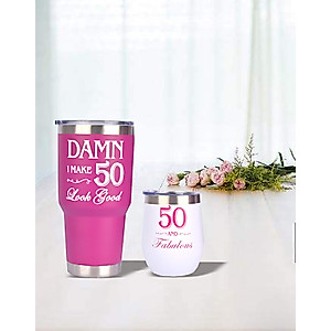 50th Birthday Gifts for Women, 50th Bday Gifts Women, Gift for 50 Year Old Woman Birthday, 50 Year Old Gifts for Women, Gifts for Women Turning 50, 50 and Fabulous Gifts for Women, 50 Birthday Gifts