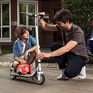 Segway Ninebot eKickScooter ZING C8, Electric Kick Scooter for Kids, Teens, Boys and Girls, Lightweight and Foldable, Light Grey & Yellow