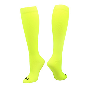 TCK Krazisox Neon Over the Calf (Neon Yellow, Small)