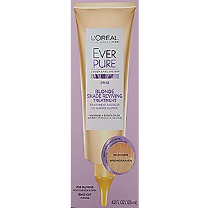 L'Oreal Paris EverPure Blonde Shade Reviving Treatment Sulfate Free, with Iris, 4.2 Fl; Oz