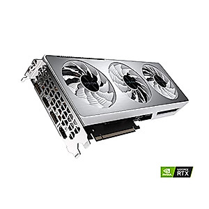 GIGABYTE GeForce RTX 3060 Ti Vision OC 8G Graphics Card, WINDFORCE 3X Cooling System, LHR, 8GB 256-bit GDDR6, GV-N306TVISION OC-8GD REV2.0 Video Card
