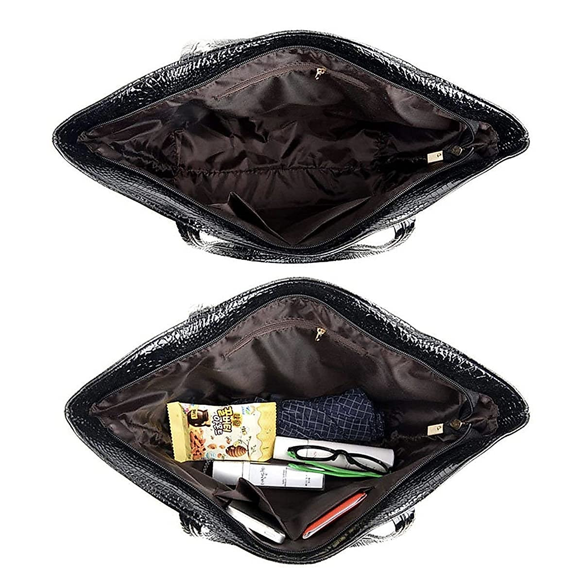 Large Clear Tote Bag, Fashion PVC Shoulder Handbag for Women, Clear Stadium Bag for Security Travel,Shopping,Sports and Work (Pink-Clear)