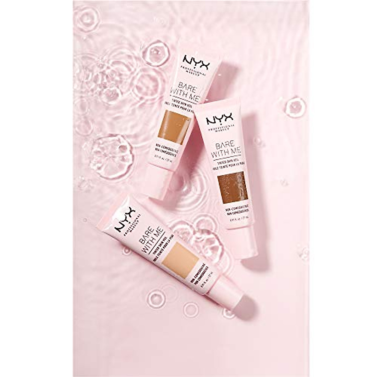 NYX PROFESSIONAL MAKEUP Bare With Me Tinted Skin Veil, Lightweight BB Cream - Cinnamon Mahogany