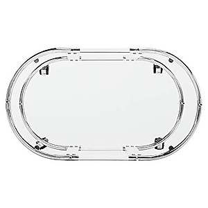 Safavieh Home Collection Lennon Acrylic Trolley Bar Cart, Clear/Silver