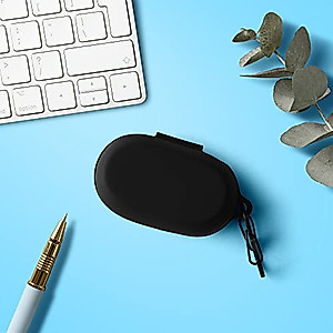 kwmobile Case Compatible with Jabra Elite 7 Pro/Elite 7 Active Case - Silicone Cover Holder for Earbuds - Black