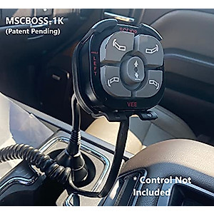 Boss Snow Plow Handheld Control Cup Holder Single Mount Kit - Aftermarket