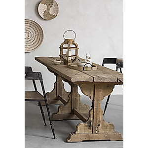 Creative Co-Op White Bear Shaped Honey Pot with Lid & Bamboo Dipper