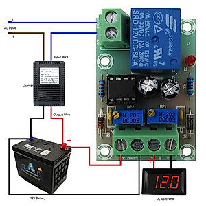 LM YN Battery Charging Control Board DC 12V Intelligent Power Control Board Charger Power Automatically Charged