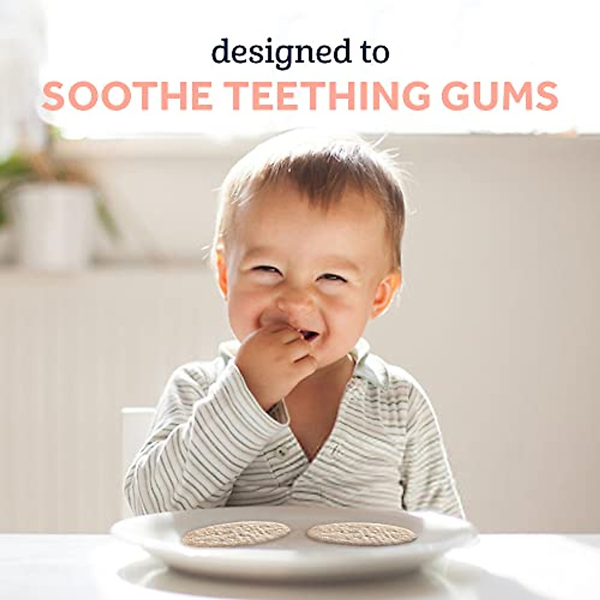 Gerber Snacks for Baby Teethers, Gentle Teething Wafers, Strawberry Apple Spinach, 1.7 Ounce, 12 Count Box (Pack of 6)