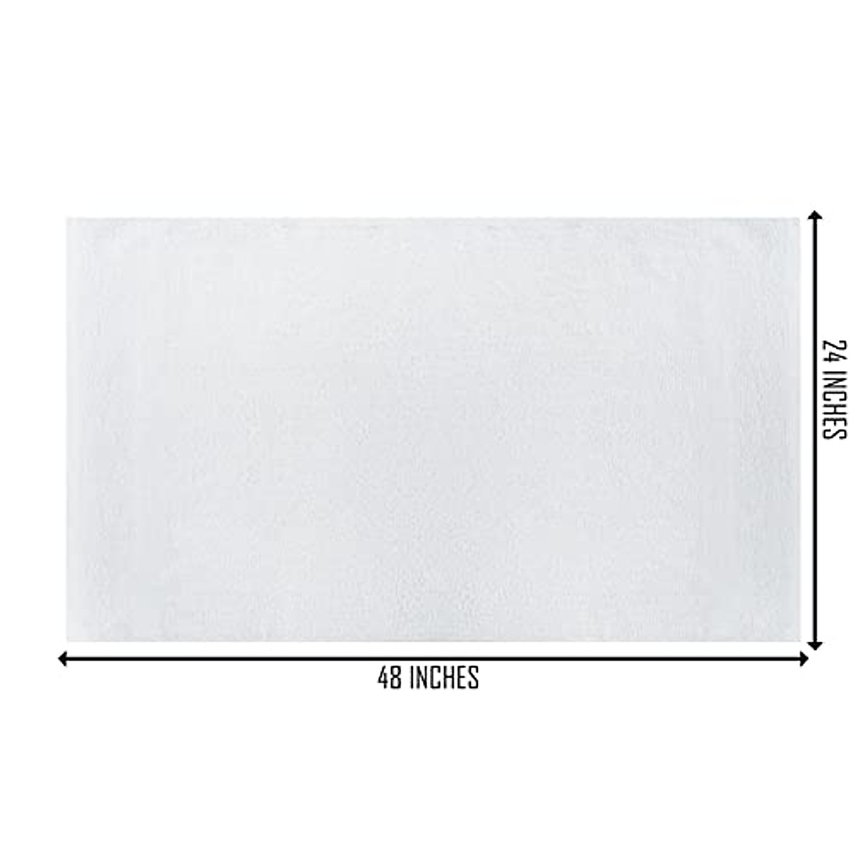 TOALLA (Pack of 12 White Bath Towels Bulk 24x48 Inches - Economy Cheap Bath Towels for Commercial Uses, Gym, Salon, Spa & Hair -Lightweight Bath Towels Quick Drying -Bath Towels Sets Bulk