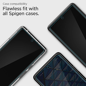 Spigen NeoFlex Screen Protector Designed for Pixel 7 Pro [Case Friendly] - 2 Pack