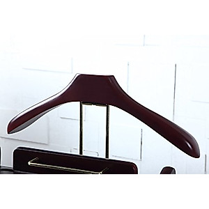 Proman Products Windsor Valet Suit Stand VL36140 with Top Tray, Contour Hanger, Trouser Bar, Tie & Belt Hooks and Shoe Rack, 17" W x 14" D x 40" H, Mahogany