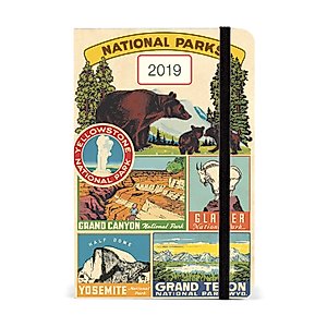 Cavallini Papers & Co. 2019 National Parks Weekly Planner, Multicolor