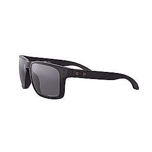 Oakley Men's OO9417 Holbrook XL Square Sunglasses, Matte Black/Prizm Black Polarized, 59 mm