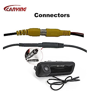 Canying Car Handle Backup Camera Reverse Camera Dynamic Car Rear View Camera for Ford Focus 2012 2013 2014 for Focus 2 Focus 3 with Moving Guide Parking line