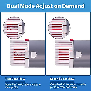 Aquarium Wave Maker,CHERLAM Circulation Pump 360° Rotating,1981GPH Powerhead Submersible Water Pump for FIsh Tank,Mini Water Circulation Device