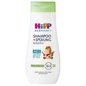 HiPP Baby Shampoo with organic almond oil - 200 ml - German -