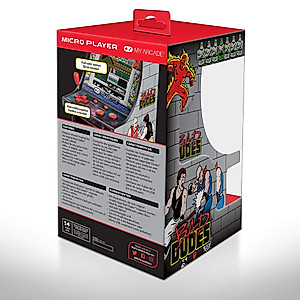 My Arcade Bad Dudes Micro Player - 6.75 Inch Mini Retro Arcade Machine Cabinet - Licensed Collectible
