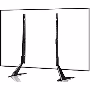 Universal TV Stand, Metal TV Legs for 22-65 inch LCD/LED/OLED/Plasma Flat&Curved Screen TV Height Adjustment with VESA 75x75mm to 800x400mm Max ML1760