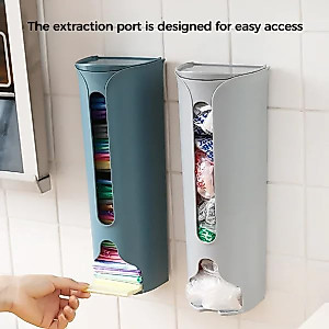 2023 Newest Wall Mounted Socks Panties Storage Box, Wall Mounted Underwear Storage Box, Punch Free Multifunctional Storage Box for Storing Panty, Lingerie, Ties (Grey)