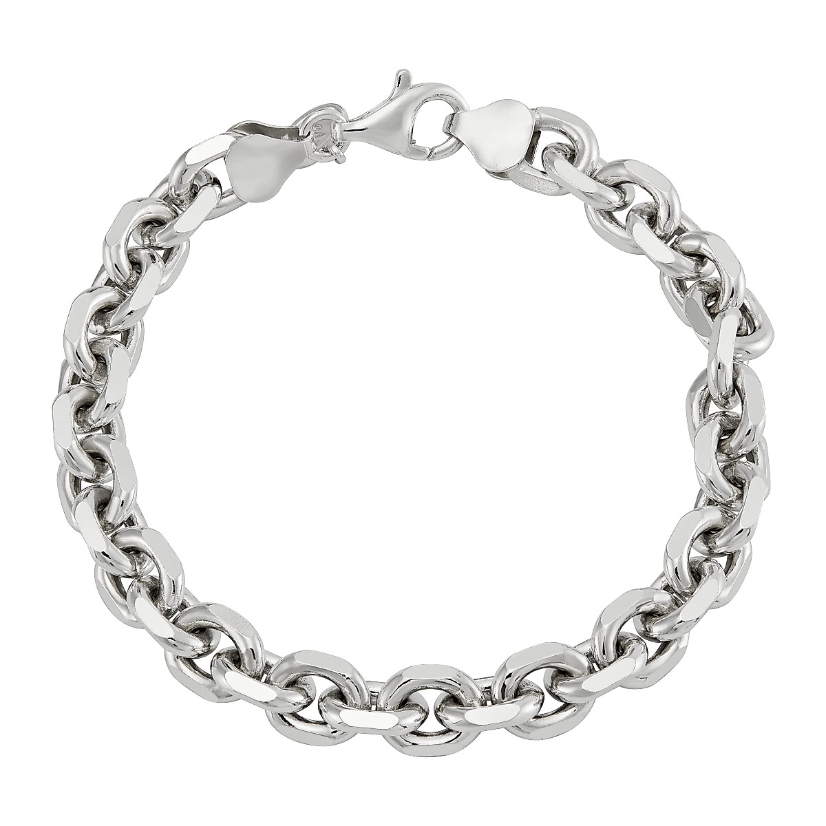 Silpada 'Linked Away' Chain Bead Bracelet in Sterling Silver, 7.5"