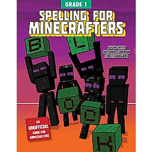 Spelling for Minecrafters: Grade 1