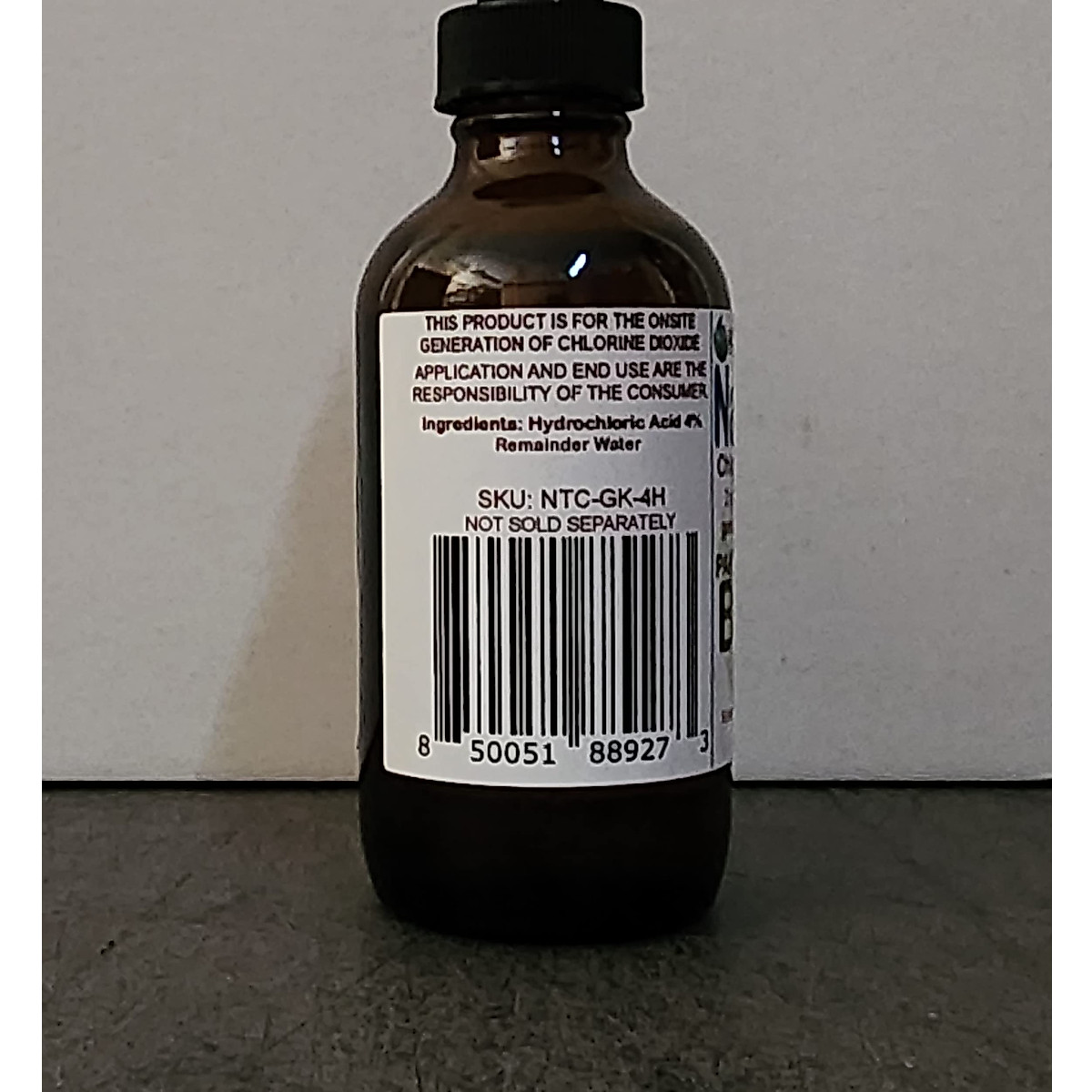 NatriChlor The Original CD w/Citric Acid in Glass 4 oz Bottles