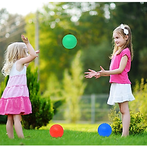 5 Inch Playground Balls, Set of 3 Mini Sports Balls for Soft Play, Rubber Dodge Balls for Indoor and Outdoor Use, Inflated Bouncy Easy Grip for Kids and Toddlers