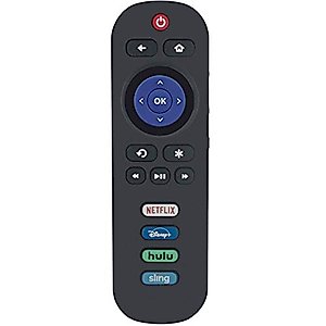 RC280 Replacement Remote Control fit for TCL Roku TV with Netflix Disney Hulu Sling 32S325 32FS3700 32S3750 40FS3750 40FS4610R 43S421 43UP120 48FS3750 48FS3750 49S515 50S425 55R615 55US5800 65S525