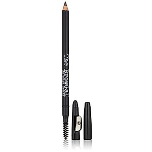 The BrowGal - 3 in 1, Skinny Eyebrow Pencil - 05 with Sharpener Cap & Spoolie Brush - Draws Tiny Brow Hairs & Fills in Sparse Areas & Gaps, Sharp Enable, Longwear, Long Lasting – 7.4 In, Taupe Color