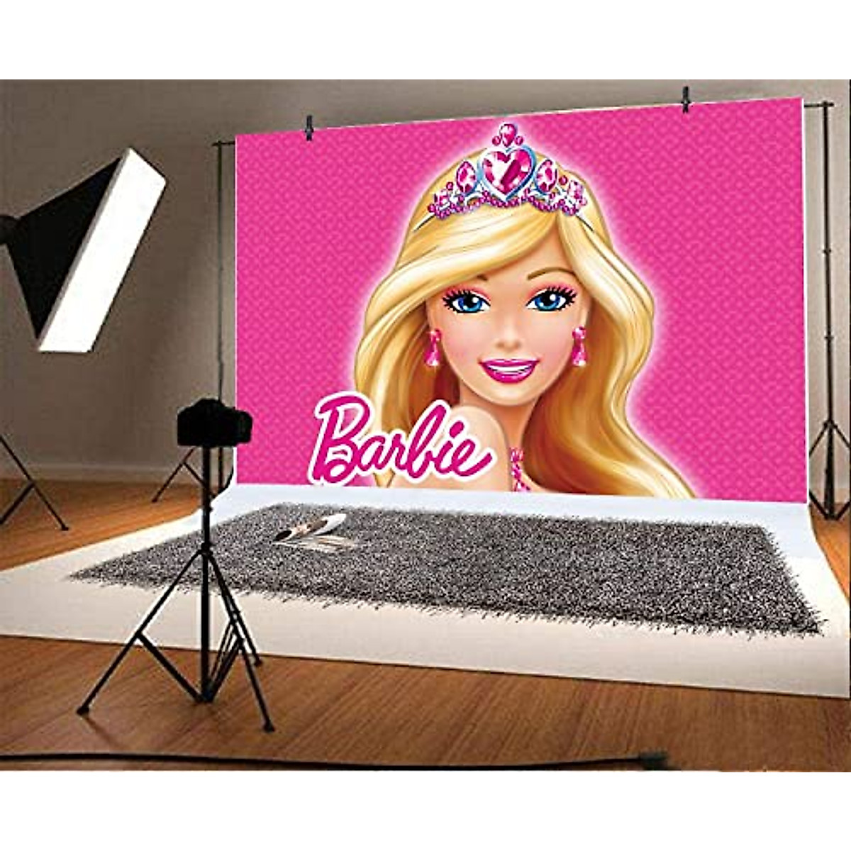 Withu Pink Backdrop Glitter Theme Party Background Girls Lady Princess Cake Dessert Table Room Decor Photo Shoot Booth Studio Photography Banner Props