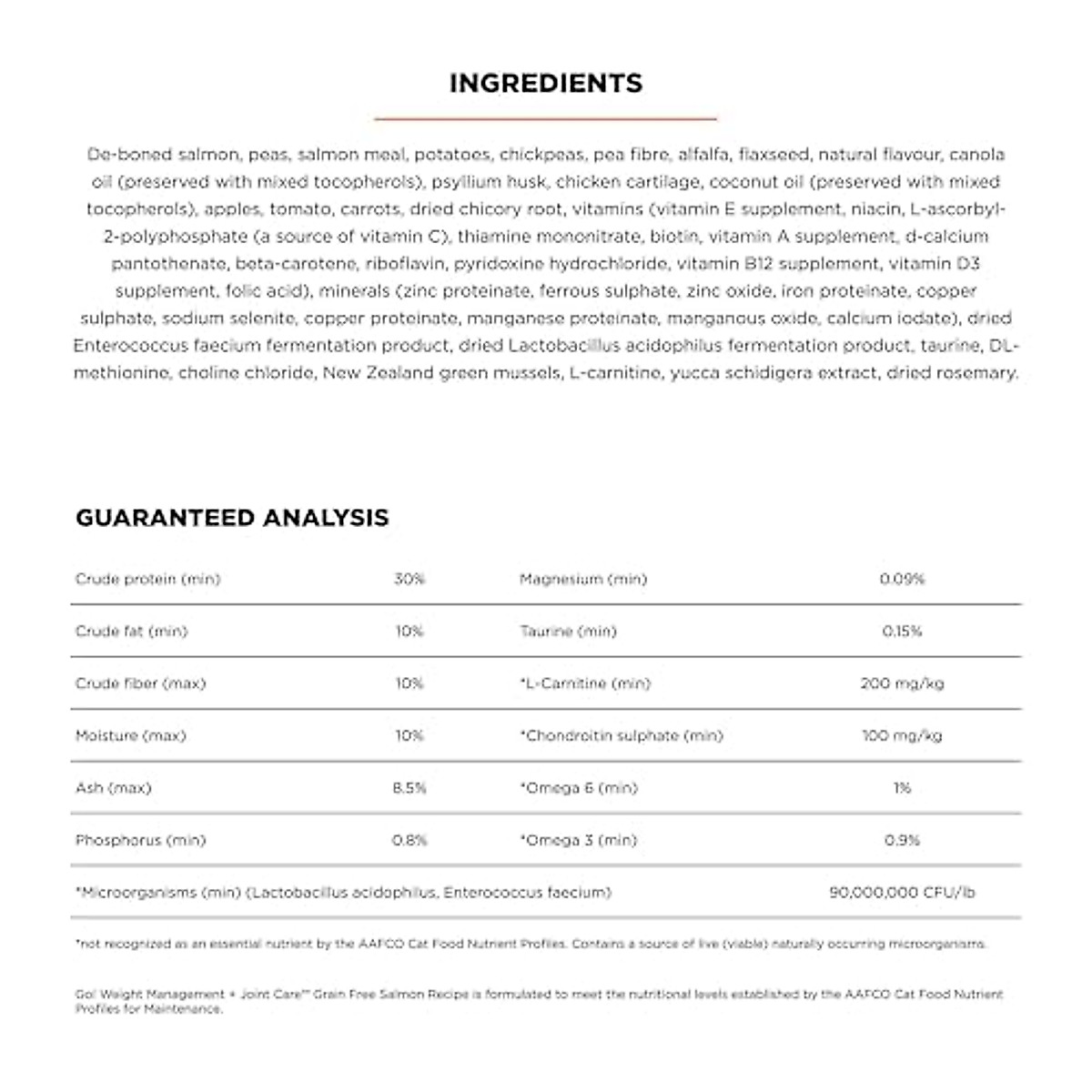 Go! Solutions Weight Management + Joint Care, Grain-Free Dry Cat Food, Salmon Recipe, 6 lb Bag