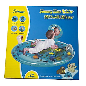 flashbluer Baby Mirror Tummy Time Toys High Contrast Black and White Baby Toys Newborn Brain Development Tummy Time Mirror Infant Toys Gift for 0 3 6 12 Month Boys and Girls