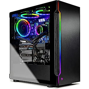 Skytech Gaming Shadow Gaming PC Desktop – Intel Core i7 11700F 2.5 GHz, RTX 3070, 1TB NVME SSD, 16G DDR4 3200, 600W Gold PSU, 240mm AIO, AC Wi-Fi, Windows 10 Home 64-bit
