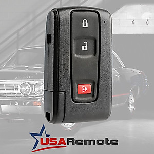 Key Fob fits 2004-2009 Toyota Prius Non Smart Keyless Entry Remote for BLACK LOGO (MOZB21TG)