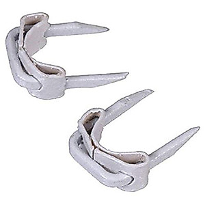 Hillman 122651 White 25-Pack #5 x 1/2-In Insulated Staples, No Size