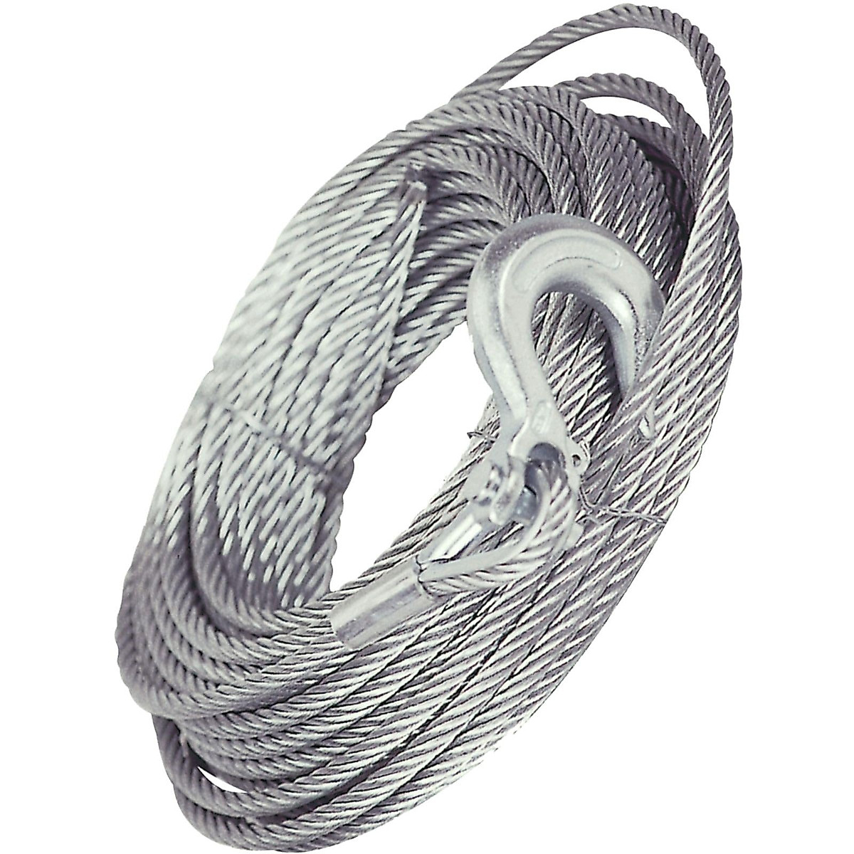 Mile Marker 19-50020C Steel Cable for Winch, 3/8" X 100'