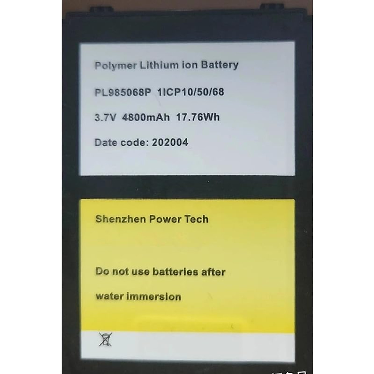 Aowe BT9000HT 3.7V 4800mAh/17.76Wh Replacement Battery for IDW9000 IDWARE 9000 TOUCHLESS MOBILE ID SCANNER Battery