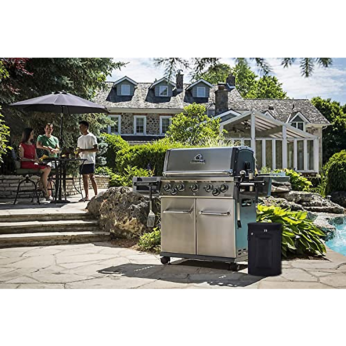 SIRUITON 600D Heavy Duty Propane Tank Cover Fits Standard 20 lb Tank Cylinder, Upgrade Stable Tabletop Feature，UV and Weather Resistant ,Ventilated with Storage Pocket