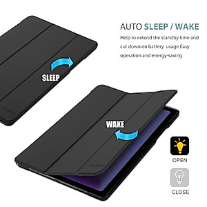 ProCase Smart Case for Galaxy Tab a7 10.4 Inch 2022 2020 (SM-T509 T500 T503 T505 T507), Protective Stand Case Hard Shell Cover for 10.4 Inch Galaxy Tab a7 10.4 -Black
